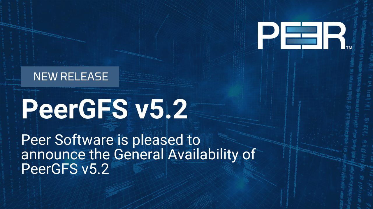 New Release Notification - PeerGFS v5.2