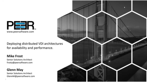 PeerGFS for VDI - Peer Software