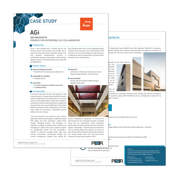 AGi Architects - Peer Software